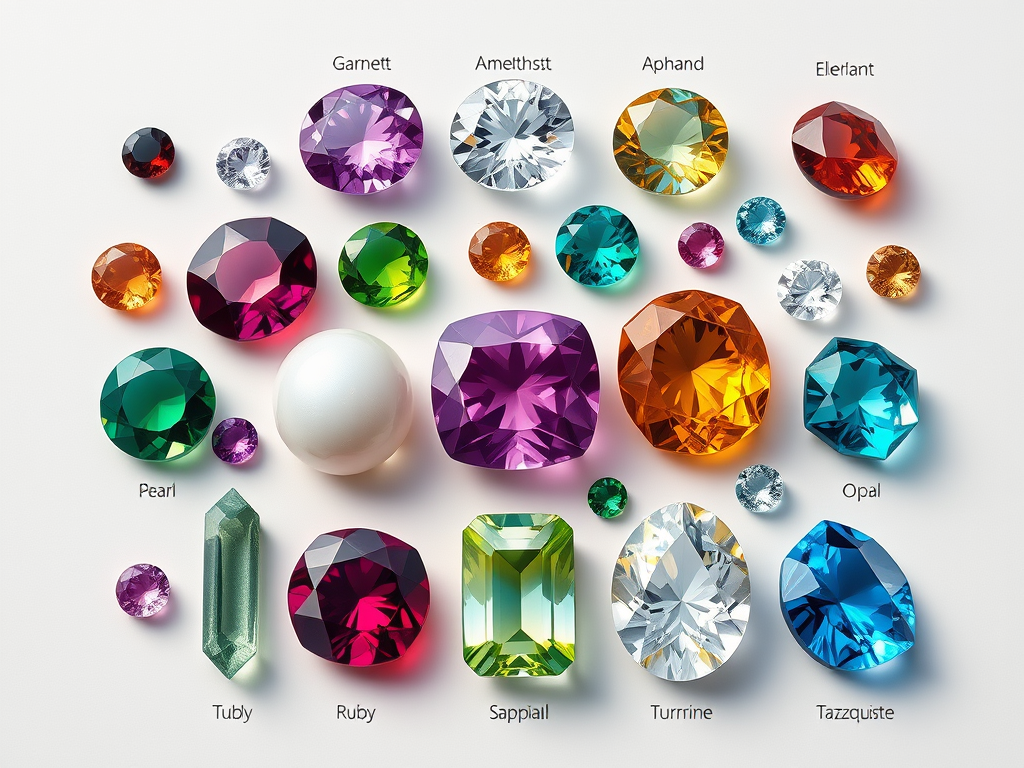 Piedras de Nacimiento: Guía de Colores por Mes – Autismo love